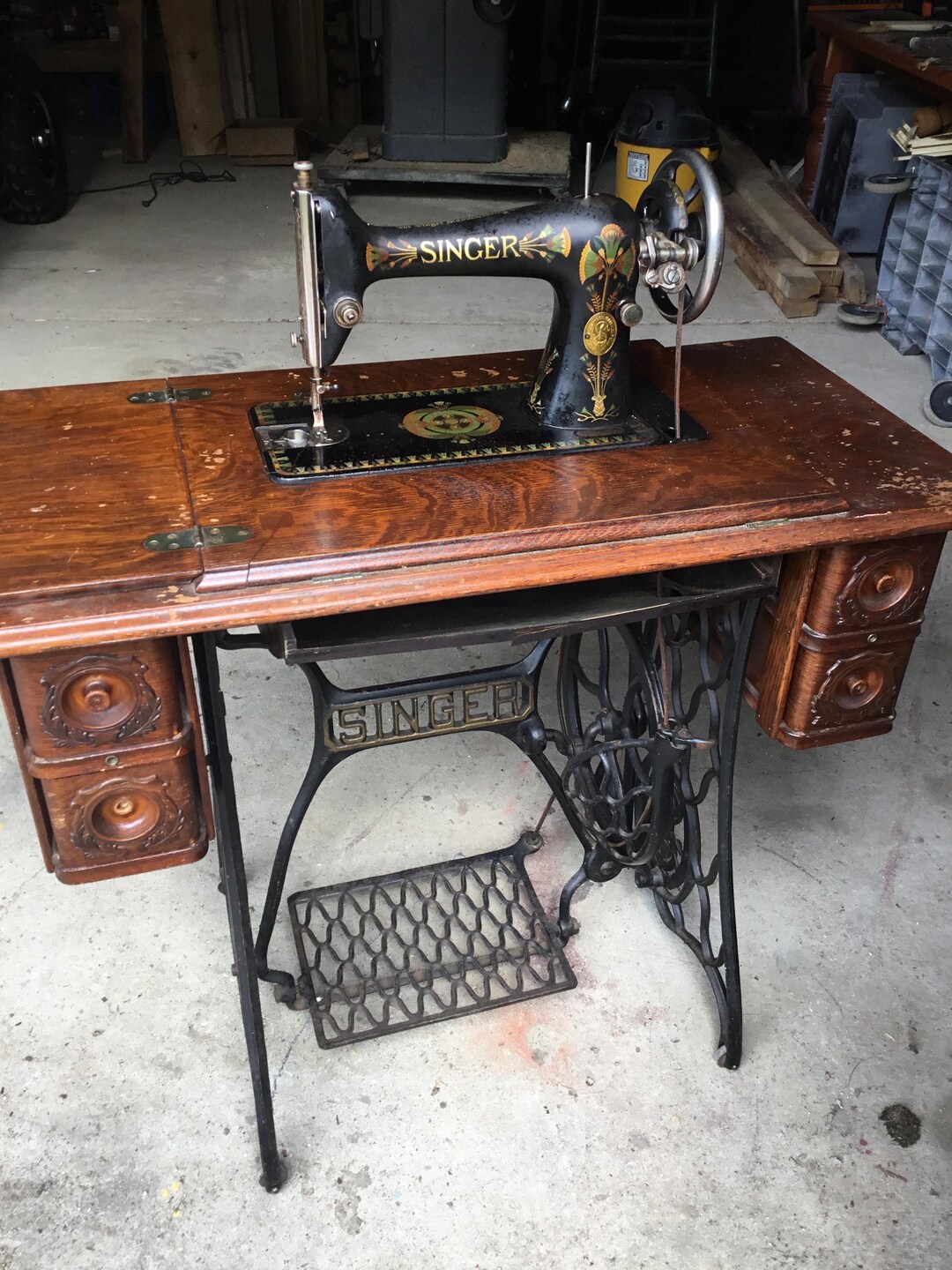 Old Singer Treadmill Machine Model 66 K - Etsy