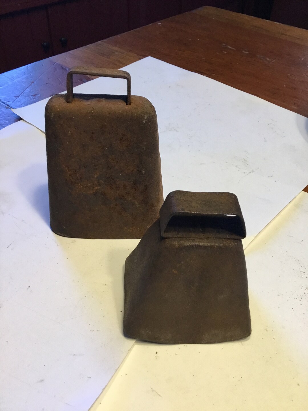 2 Small Metal Goat Bells 3 & 4 Inches Tall - Etsy