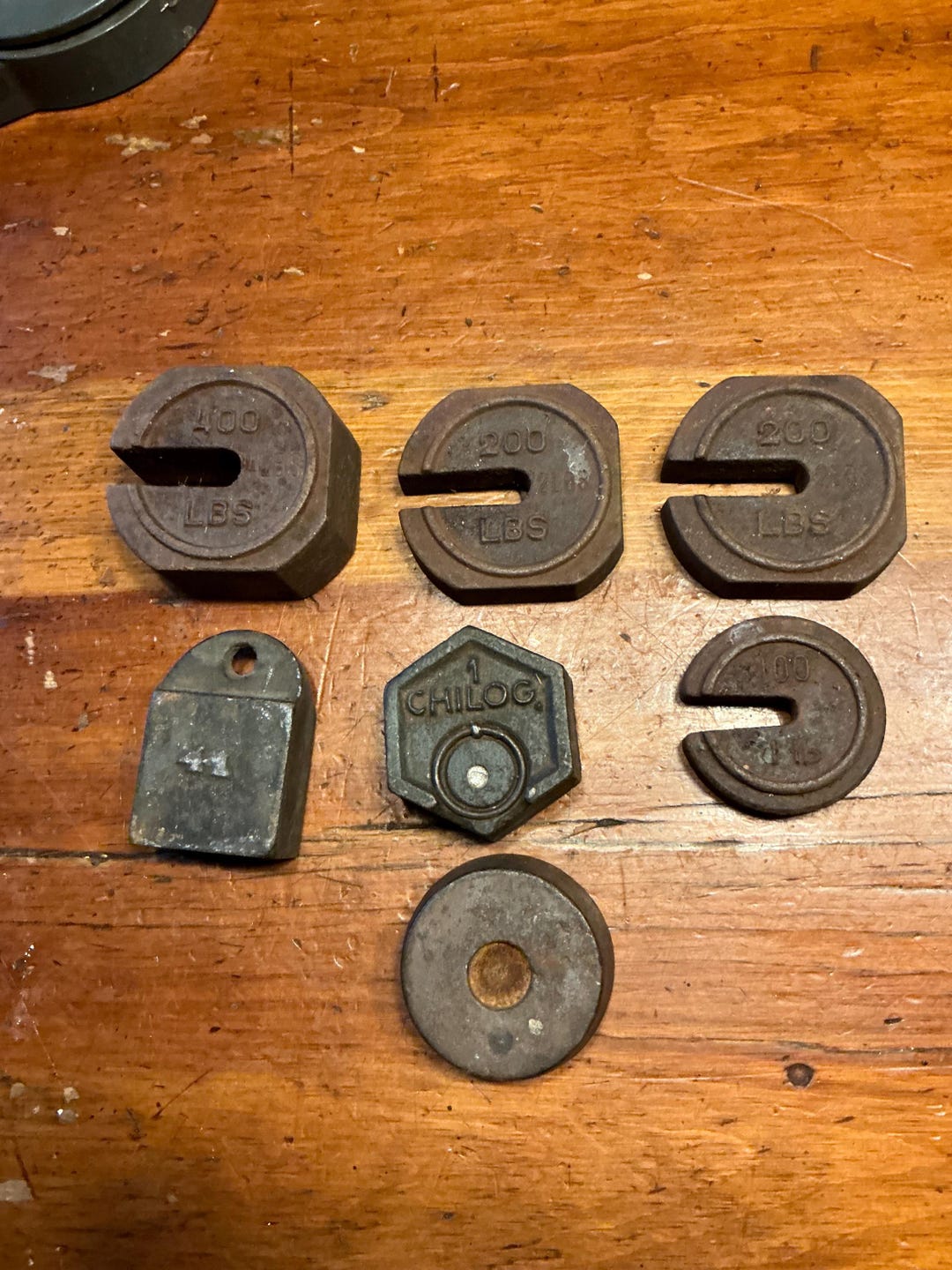 Old Vintage Iron Scale Weights Lot of 7 - Etsy