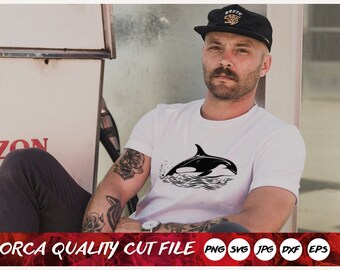Whale SVG, Orca Whale Svg, Killer Whale Svg, Whale Clip Art, Whale Cut ...