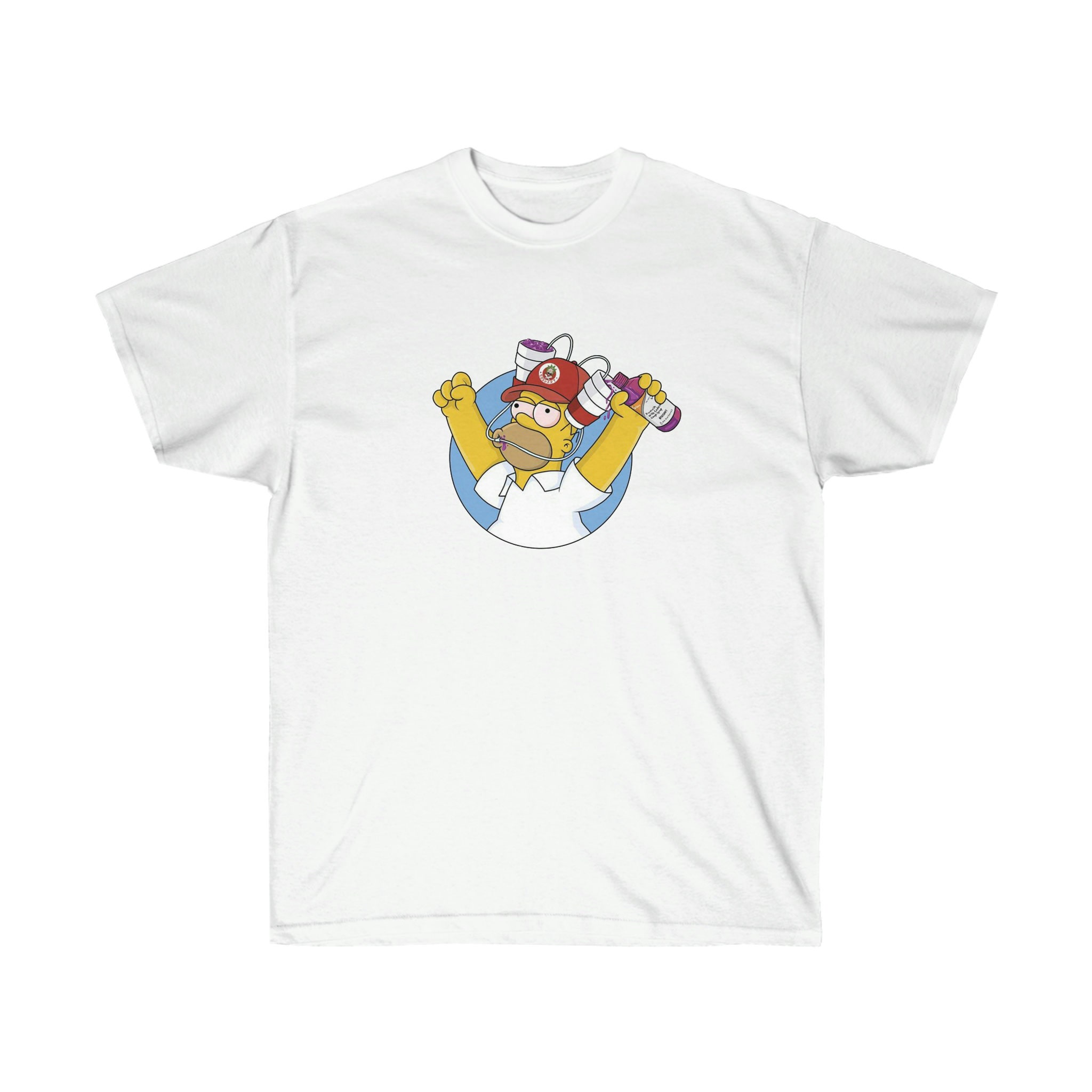 Homer Simpson Lean Machine Classic Fit Cotton Tee With a Funny Lean ...