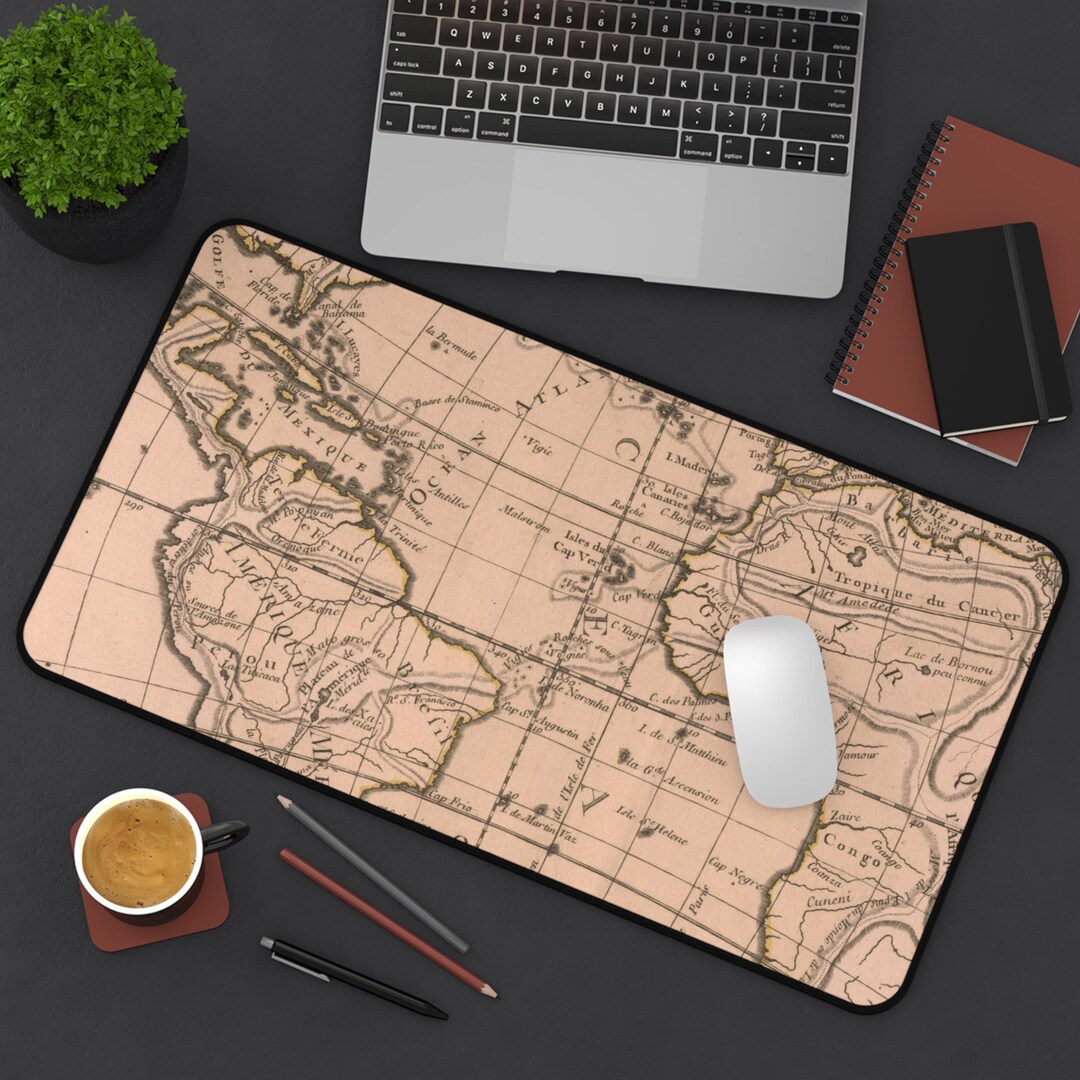 Map of World Desk Mat - Etsy