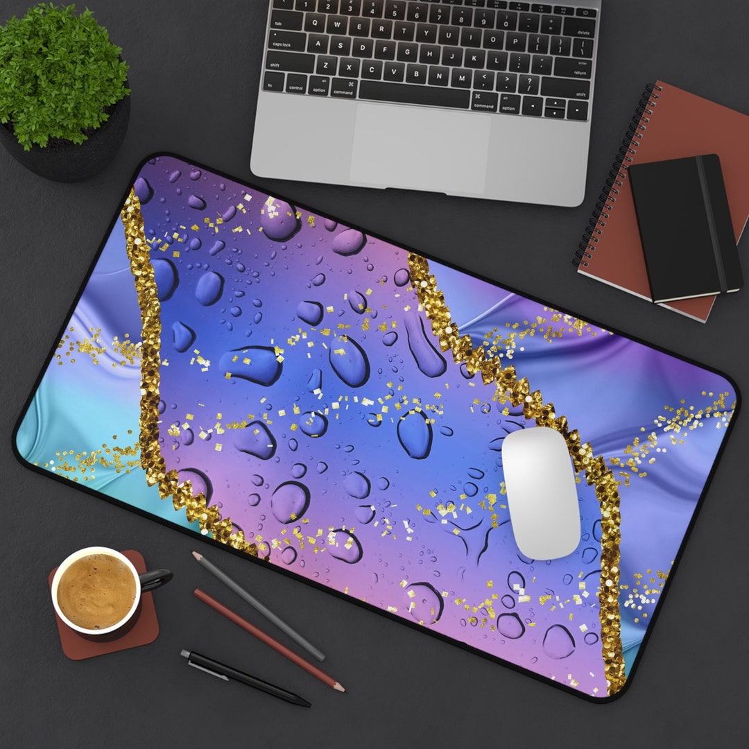 Fantasy Water Droplet Desk Mat - Etsy