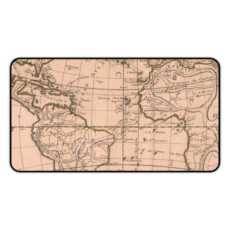 Map of World Desk Mat - Etsy