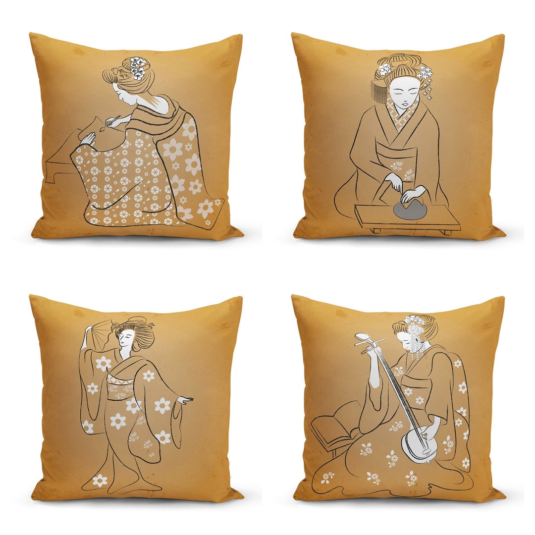 Chinese Culture Pillow Cover,hanfu Dress Pattern Cushion Case ...