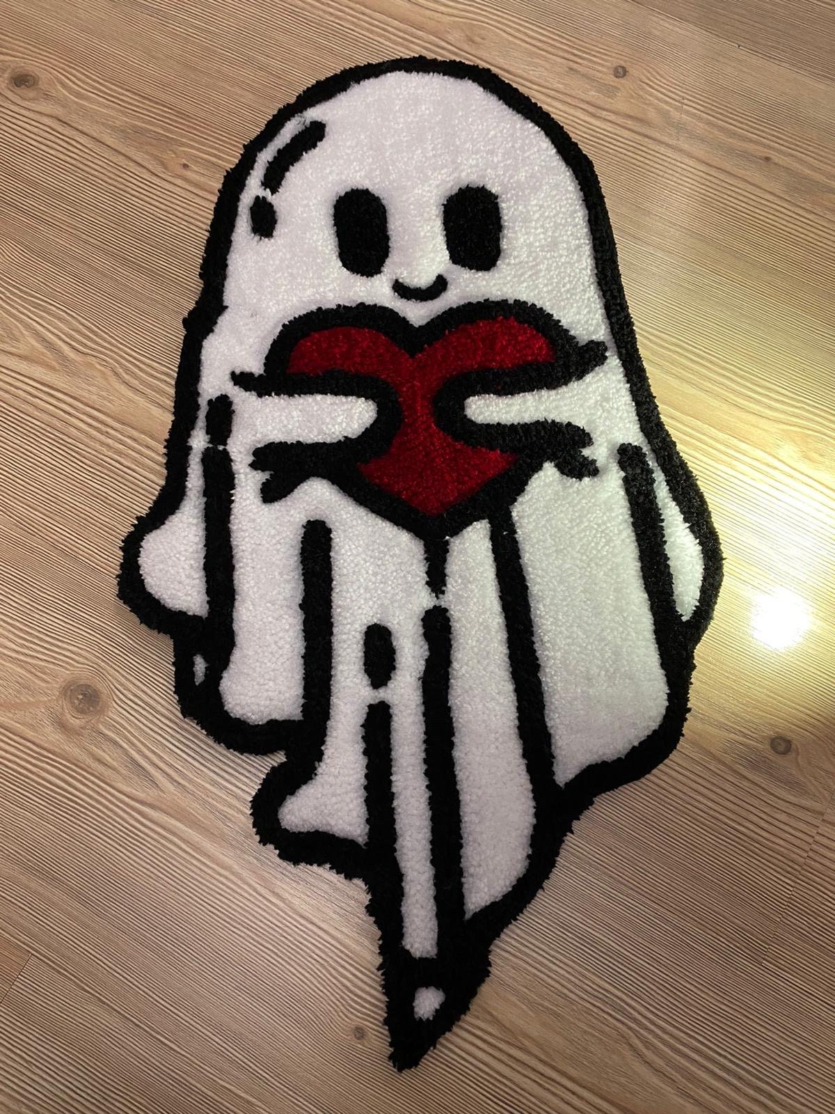 Cute Ghost Rug Fun Home Decoration, Ghost Accent Rug, Spooky House ...