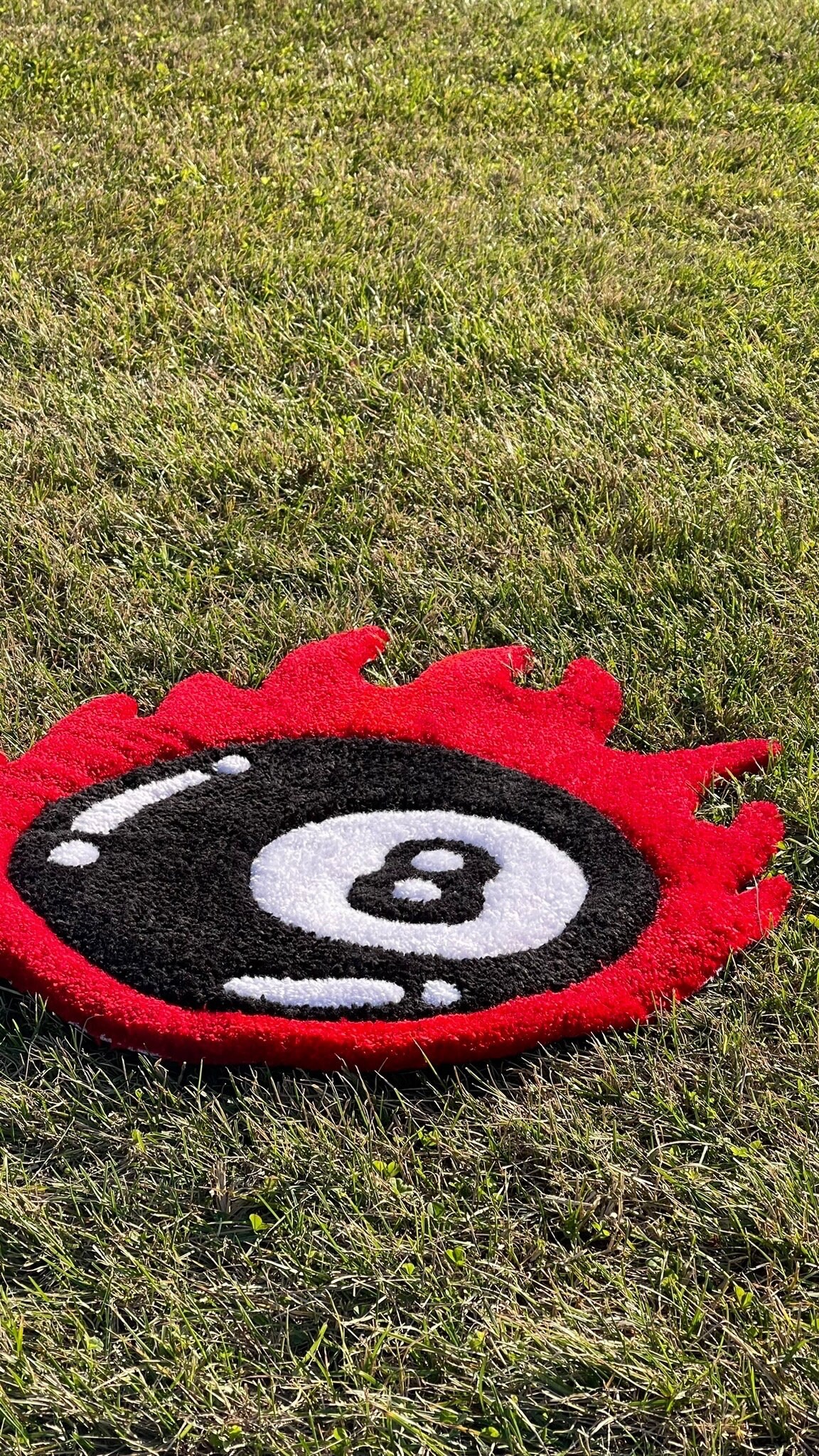 Black Ball 8 Ball Billiards Rug Custom Tuft Rug Design - Etsy
