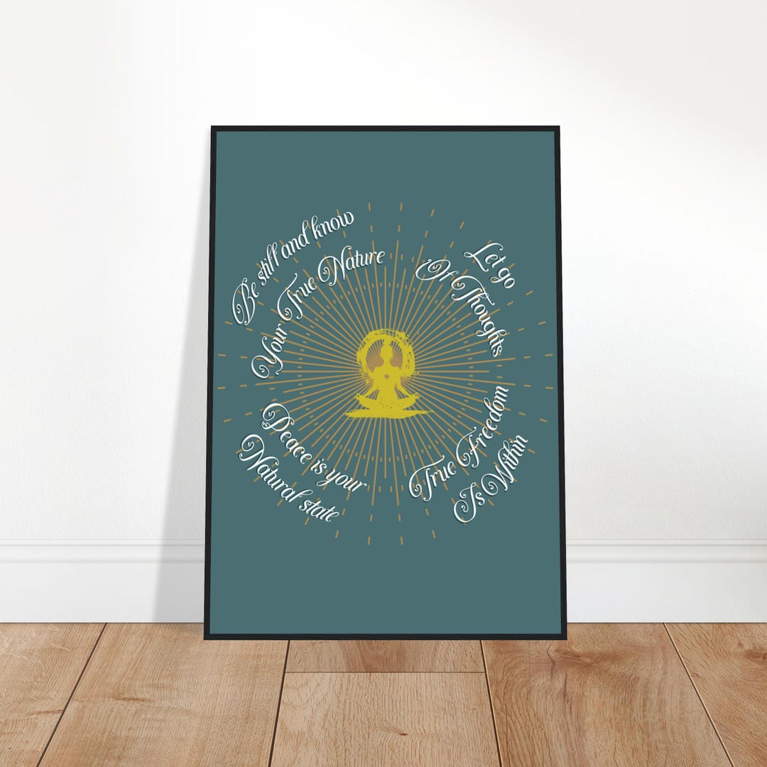 Unframed Affirmations Poster | Zen Inspirations | Mindfulness Insights ...