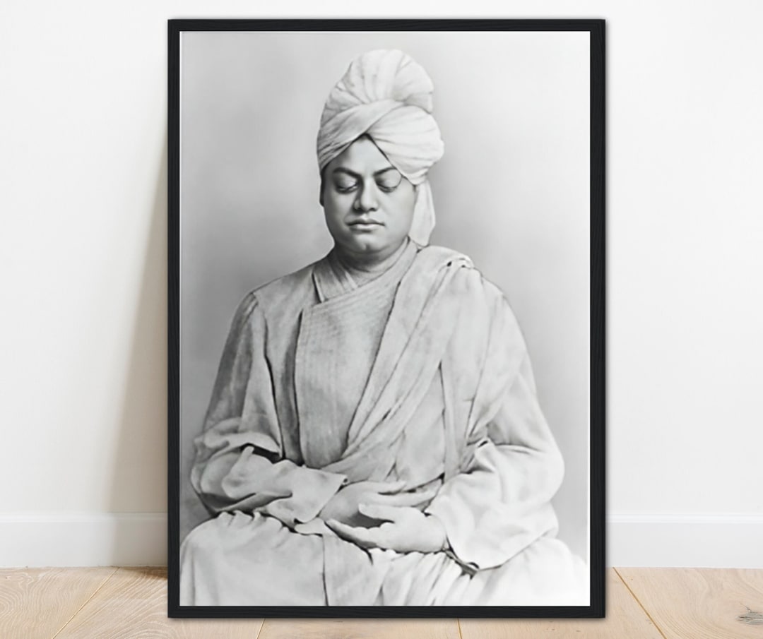 Swami Vivekananda Unframed Portrait | Guru Photo | Sage Reminder Image ...