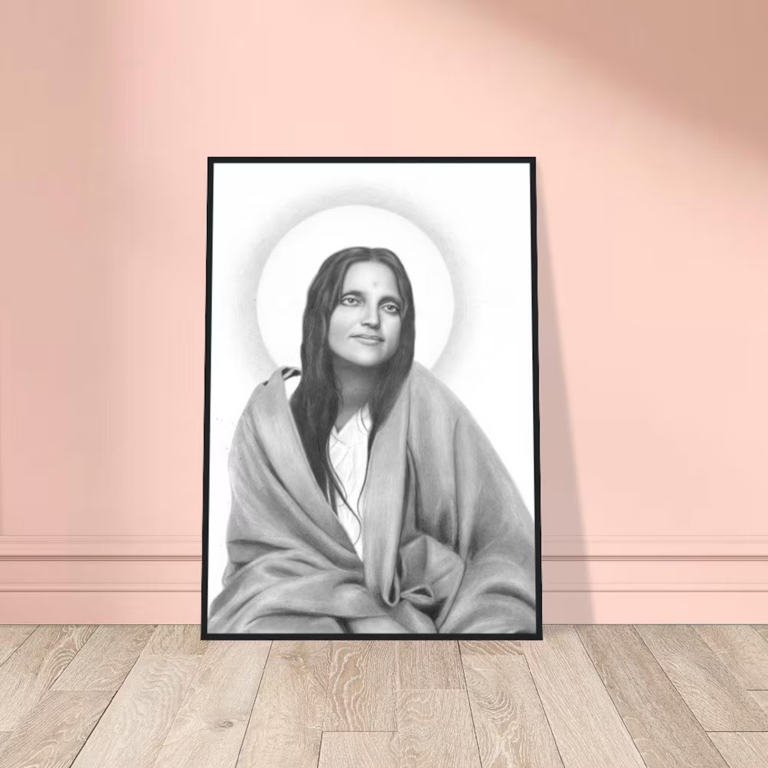 Anandamayi Ma Unframed Poster Female Sage Indian Guru Picture Spiritual ...