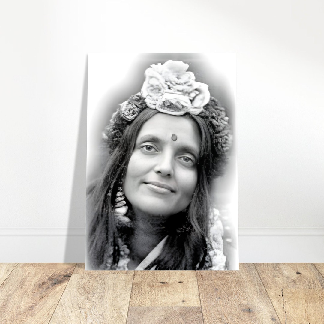 Unframed Poster of Sri Anandamayi Ma | Guru Photo | Sage Reminder Image ...
