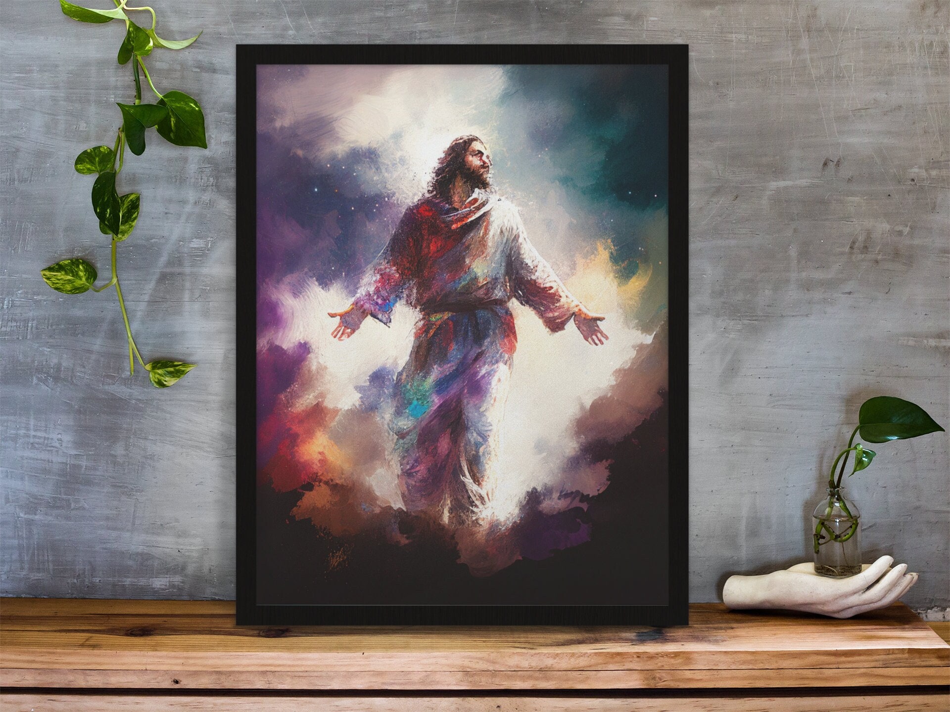 Jesus Abstract Pictures