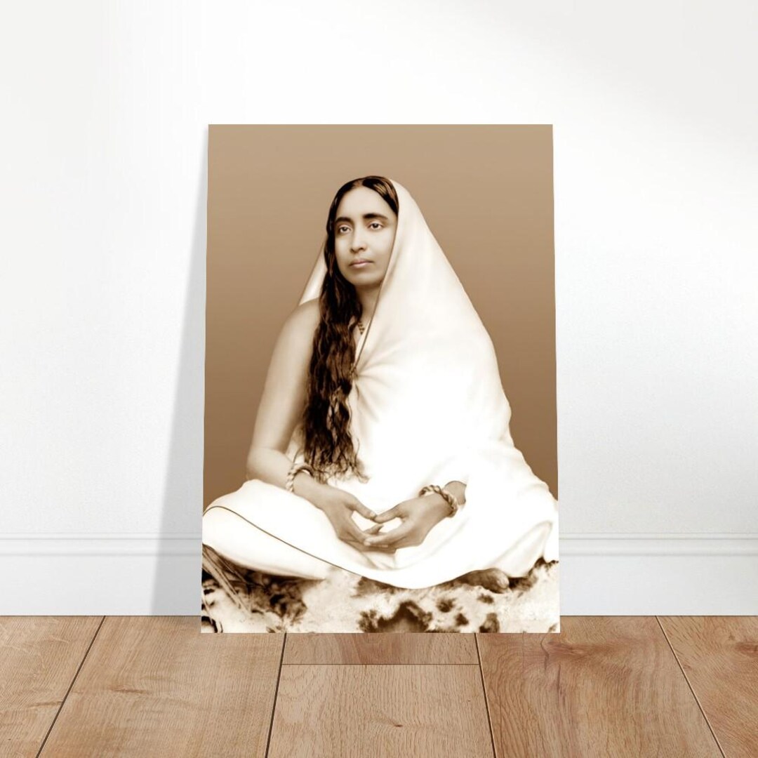 Unframed Portrait of Sarada Devi | Sarada Ma Photo | Motivational ...