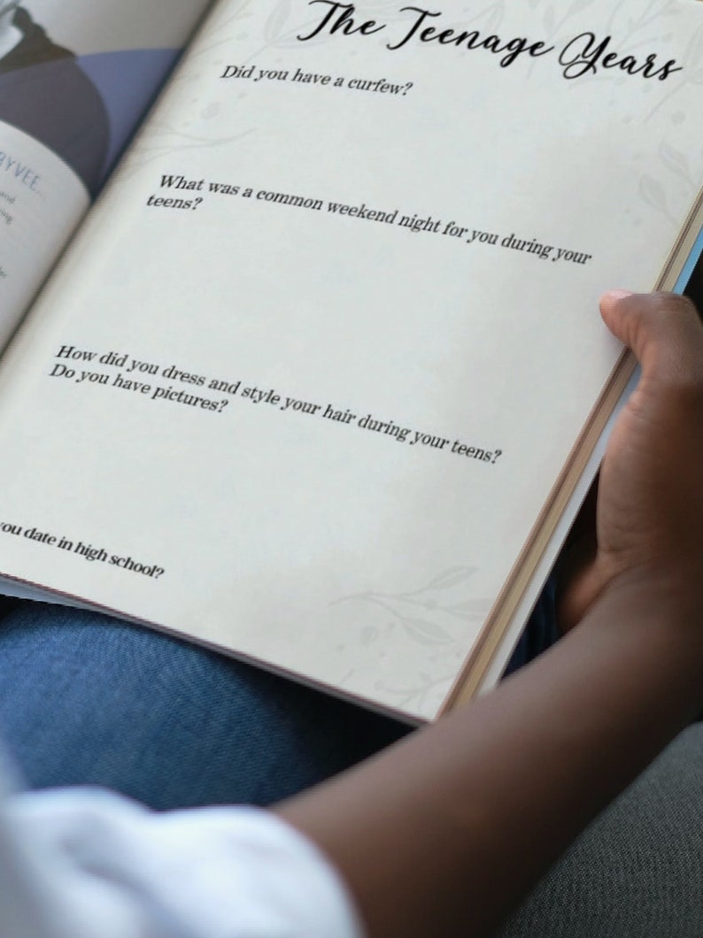 Gift Idea Prompted Journal Questions Perfect for Mum, Nans, Auntie's ...