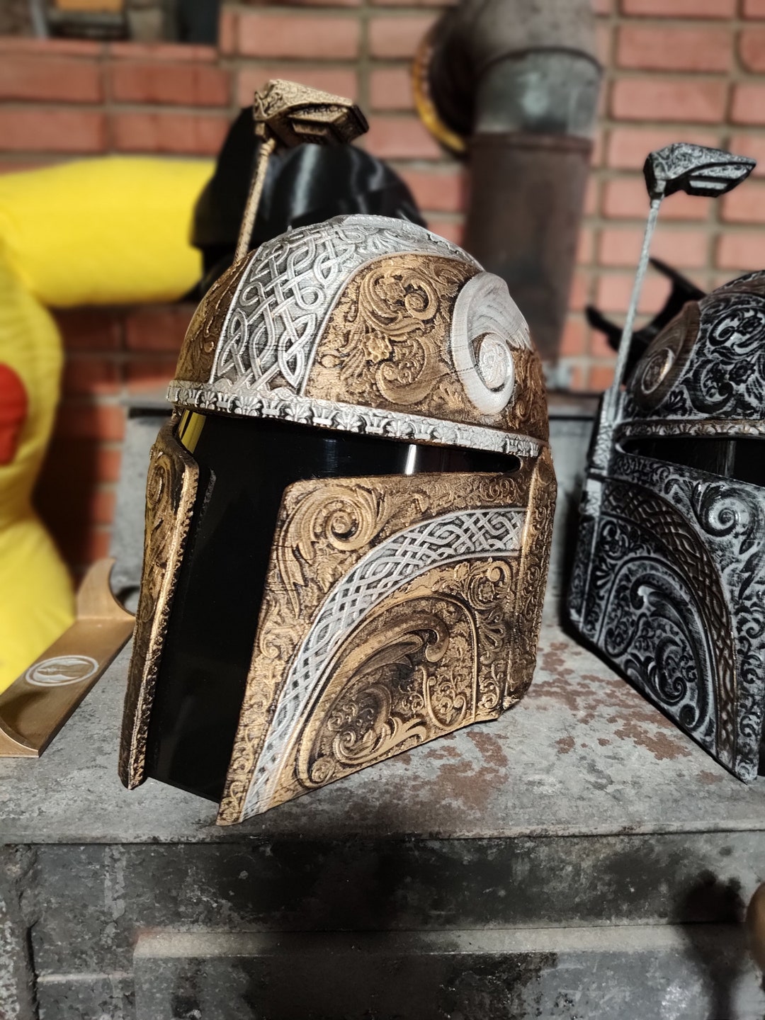 Deluxe Mando Helmet - Etsy