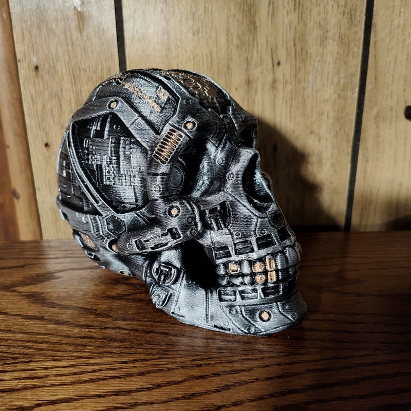Terminator Skull - Etsy