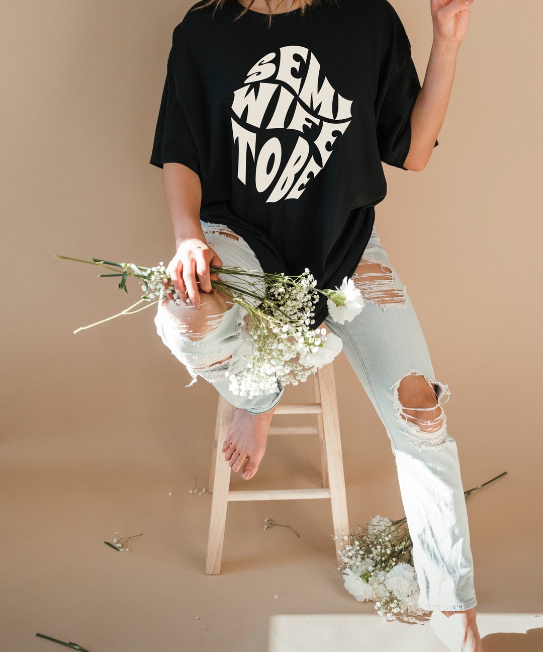 Semi Wife to Be Graphic Tshirt Women's Clothing Engaged - Etsy