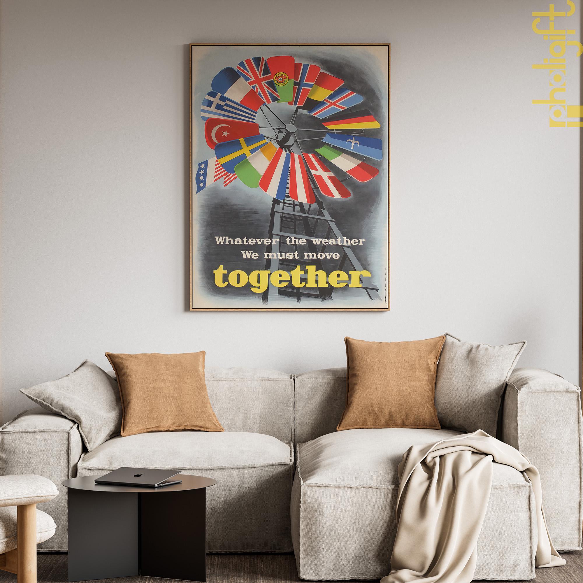 Marshall Plan Propaganda Poster - the Ending of Good Old Days ...