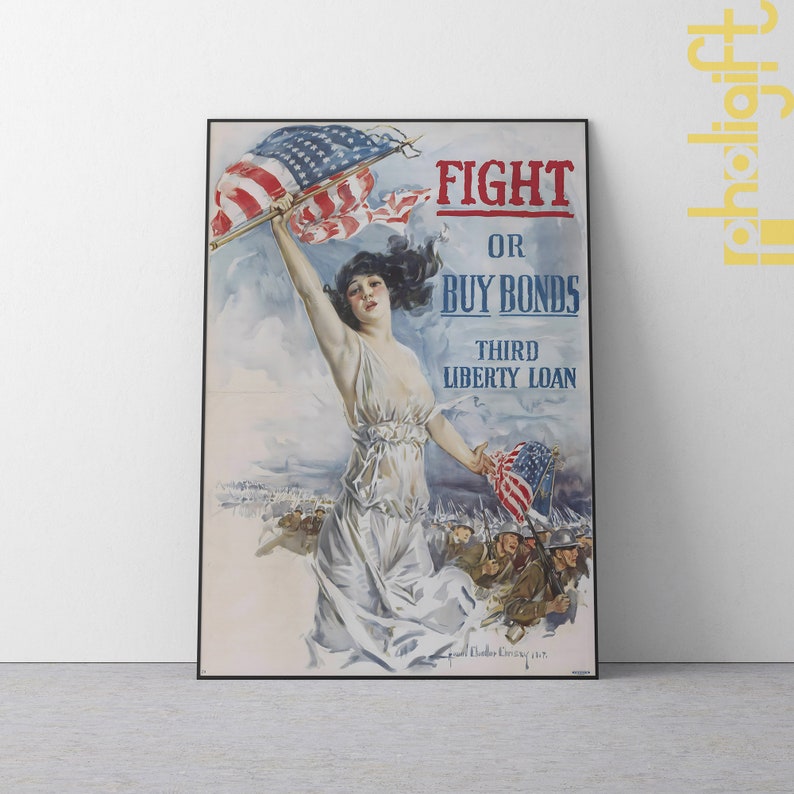 24 High Quality WW2 War Bonds Poster Bundle, Increased Resolution WW2 ...