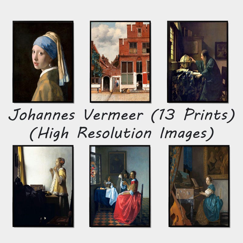 Johannes Vermeer - Etsy