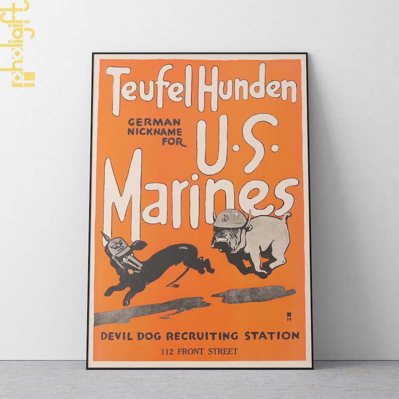 Marine Propaganda Posters - Etsy