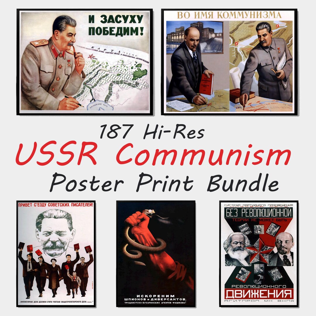 187 Vintage USSR Propaganda Posters: Captivating Anti-capitalist Art ...