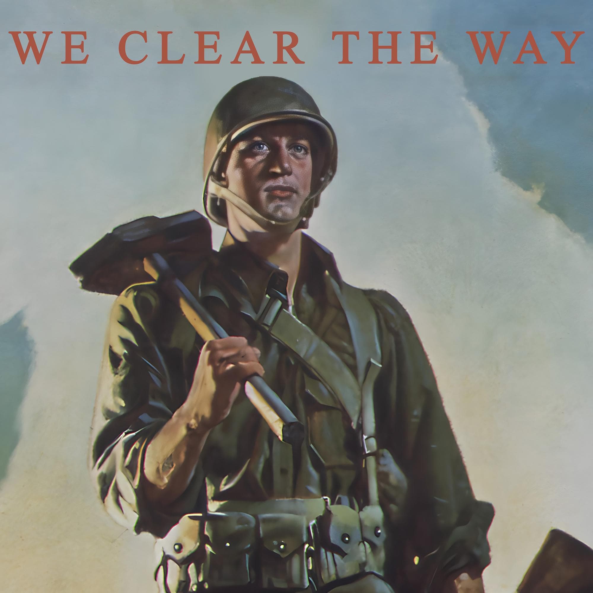 U.S. Army Engineer Recruitment Poster, Vintage Military Propaganda ...