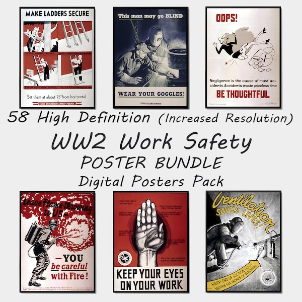 Funny Safety Posters - Etsy
