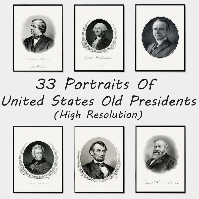Us Presidents Poster - Etsy