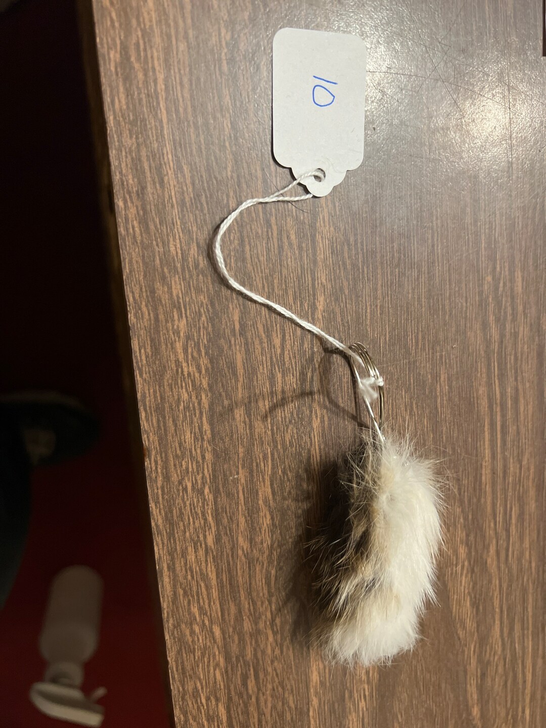 Genuine Rabbit Tail Keychain - Etsy