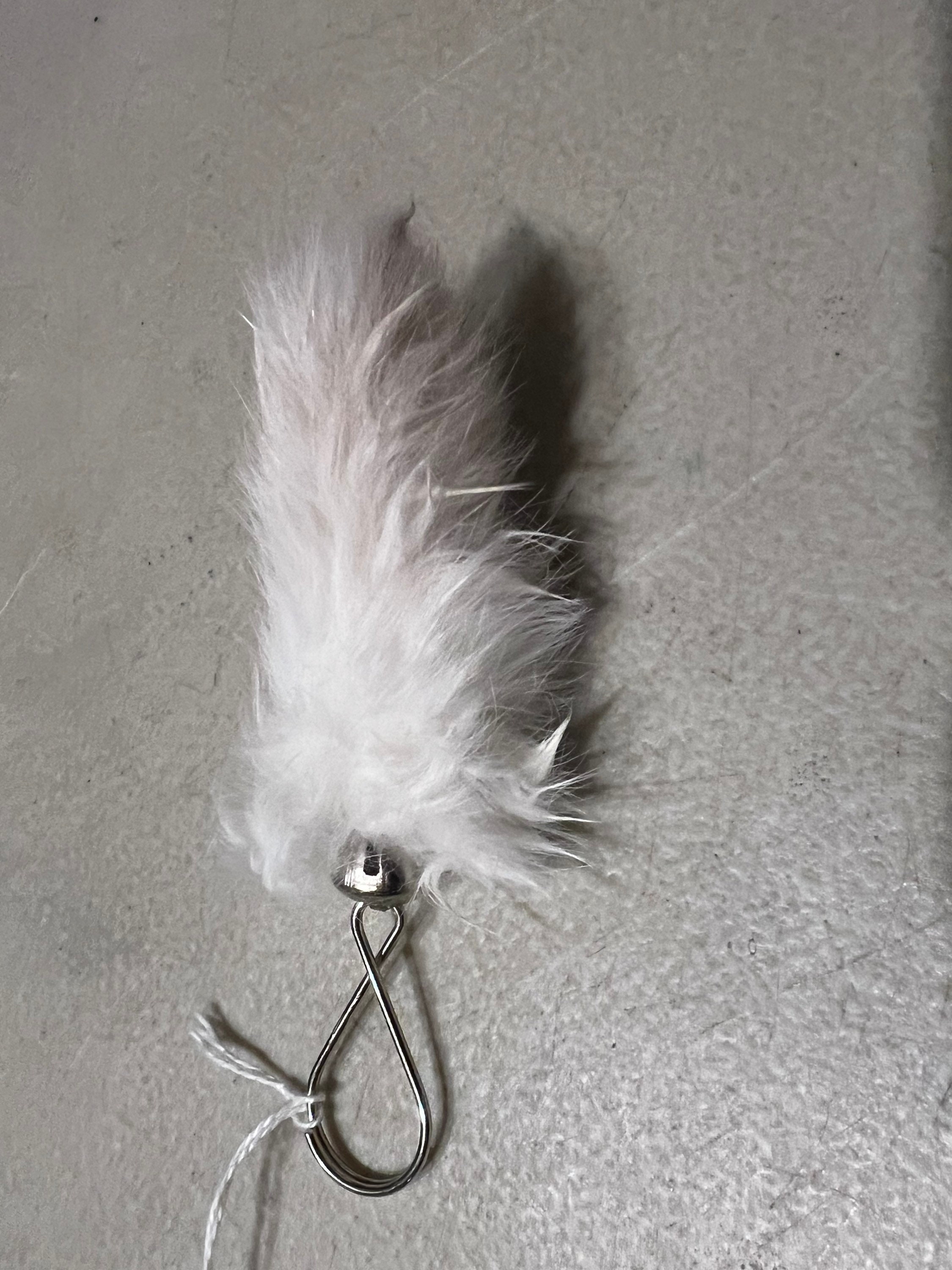 Genuine Rabbit Tail Keychain - Etsy