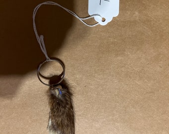 Grey Cute Genuine Rabbit Fur Ball Pom Pom Keychain for Car Key - Etsy