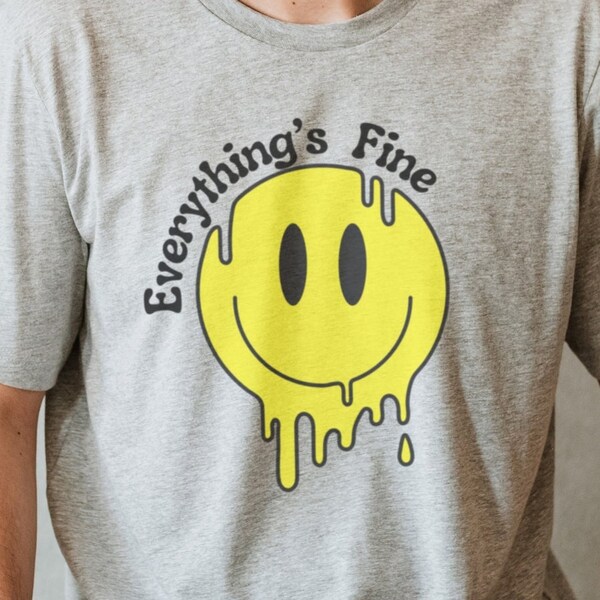 Droopy Smiley Face Svg - Etsy