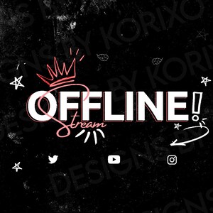 Static Pastel/grunge Stream Overlay Package (red) - Etsy
