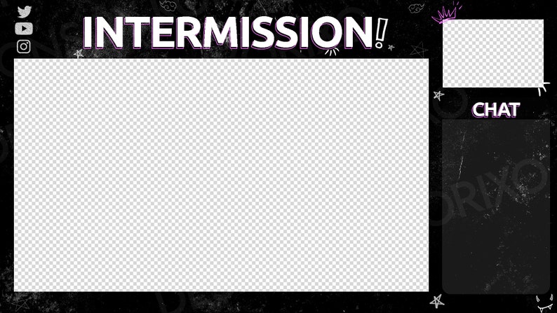 Static Pastel/grunge Stream Overlay Package (pink) - Etsy