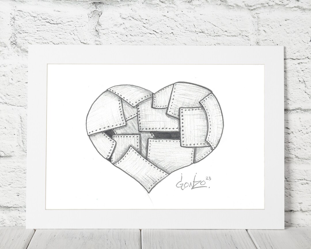 PRINTABLE Steel Heart Guarded Walls up Graphic Art Print Digital ...