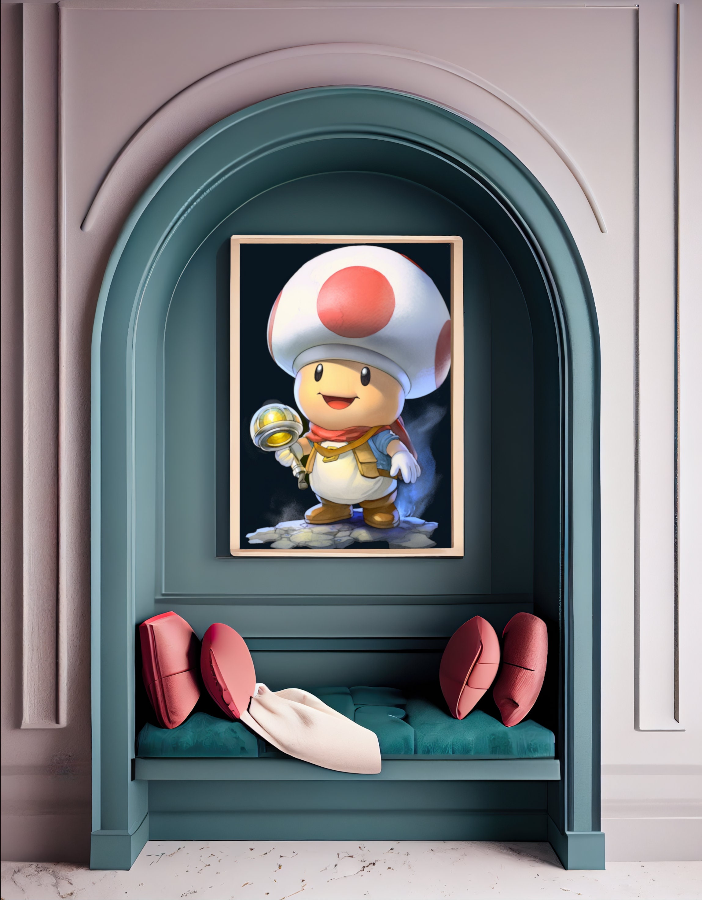 Join the Super Mario Bros Adventure With Our Captain Toad Digital Print ...