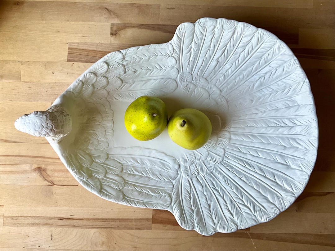 Large Vintage Ceramic Turkey Centerpiece - Etsy