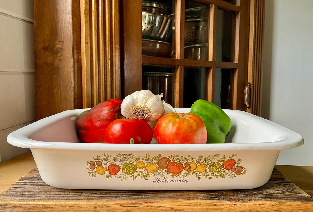 Corningware, Vintage “spice of Life,” Pattern, Le Romarin Open Oven ...