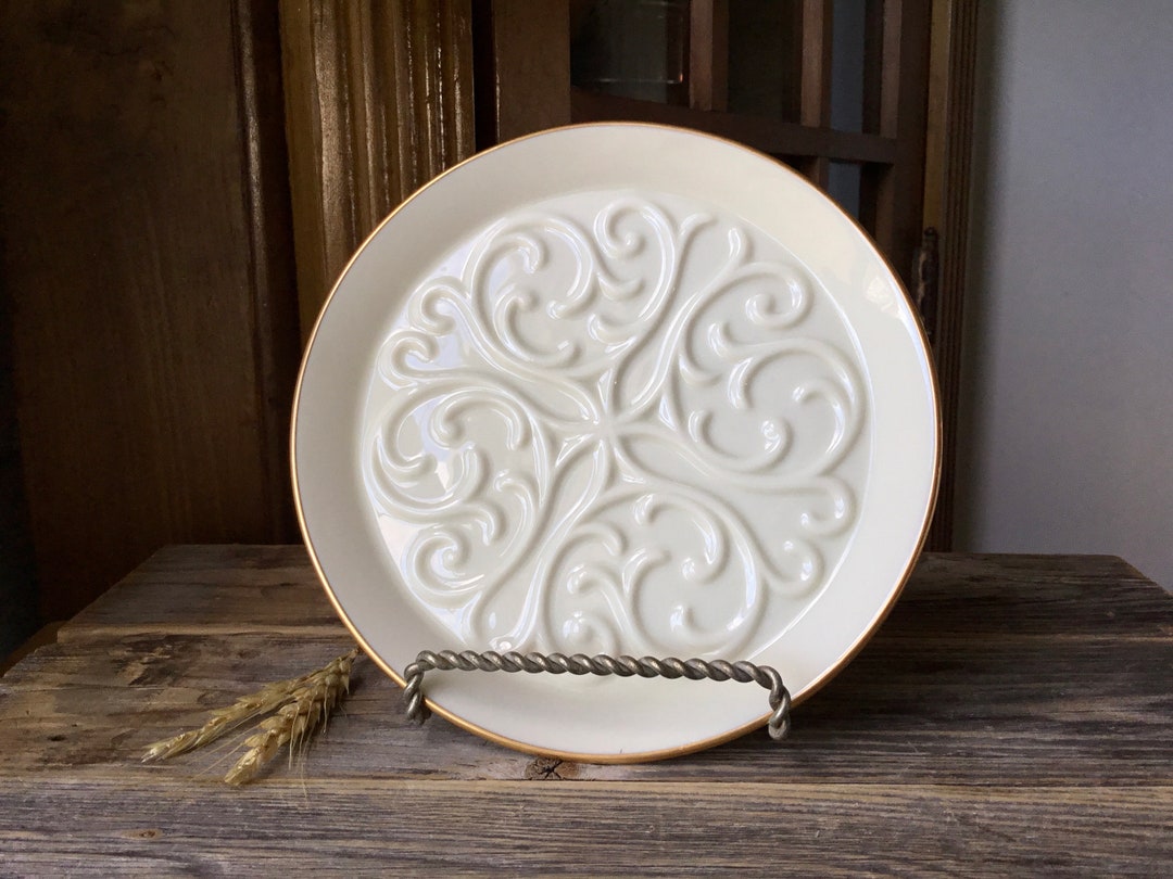 Lenox “special” Small Scroll Plate With Gold Trim, USA - Etsy