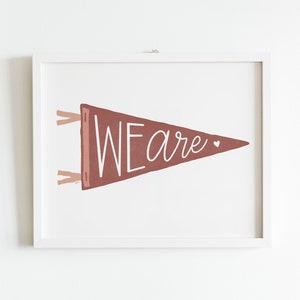 We Are Pennant Art Photo Print | Penn State PSU | DIGITAL - Etsy