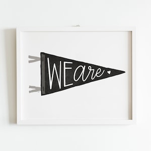 We Are Pennant Art Photo Print | Penn State PSU | DIGITAL - Etsy