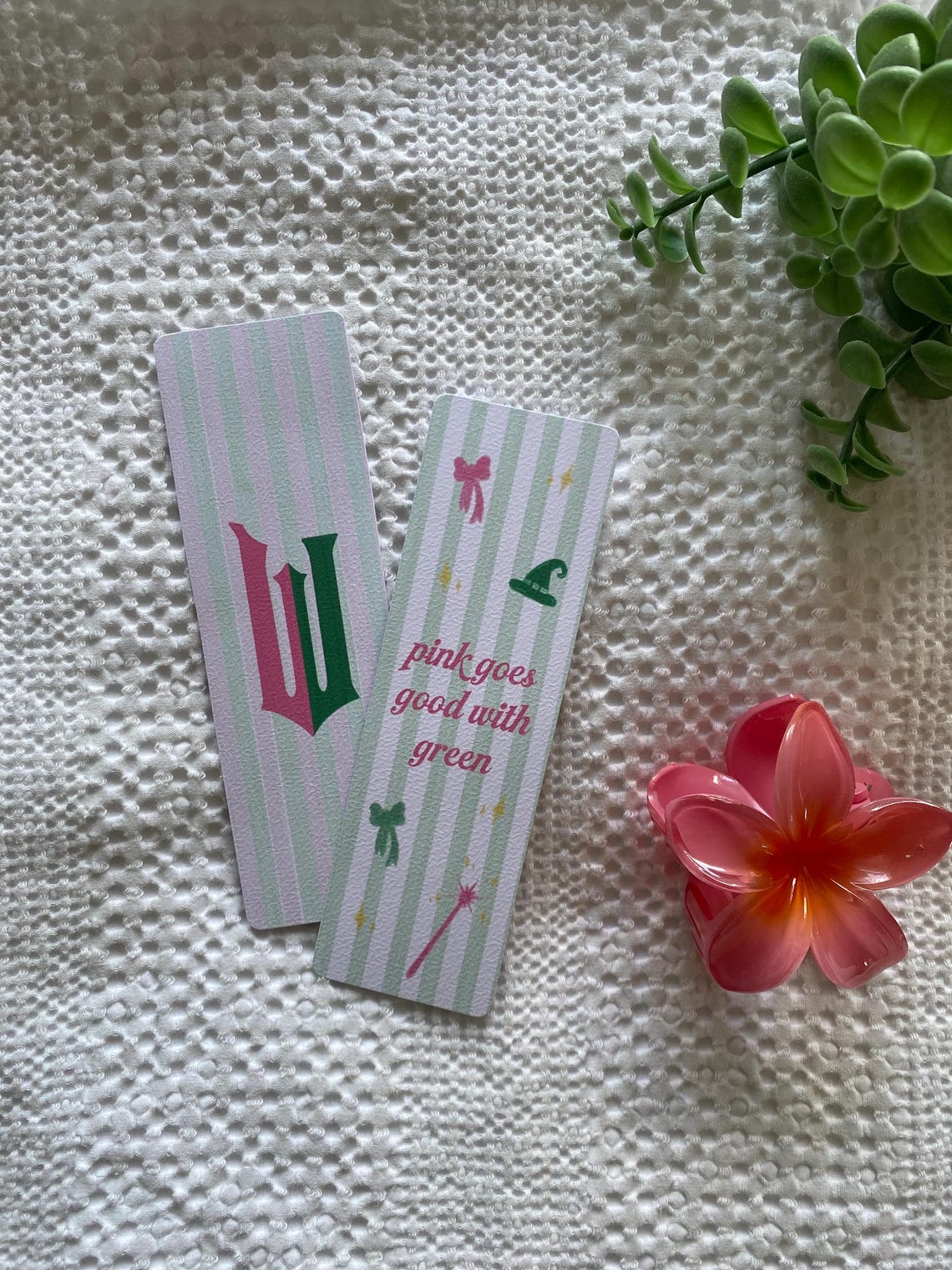 Wicked Inspired Bookmark | Glinda | Elphaba | Wicked the Musical ...