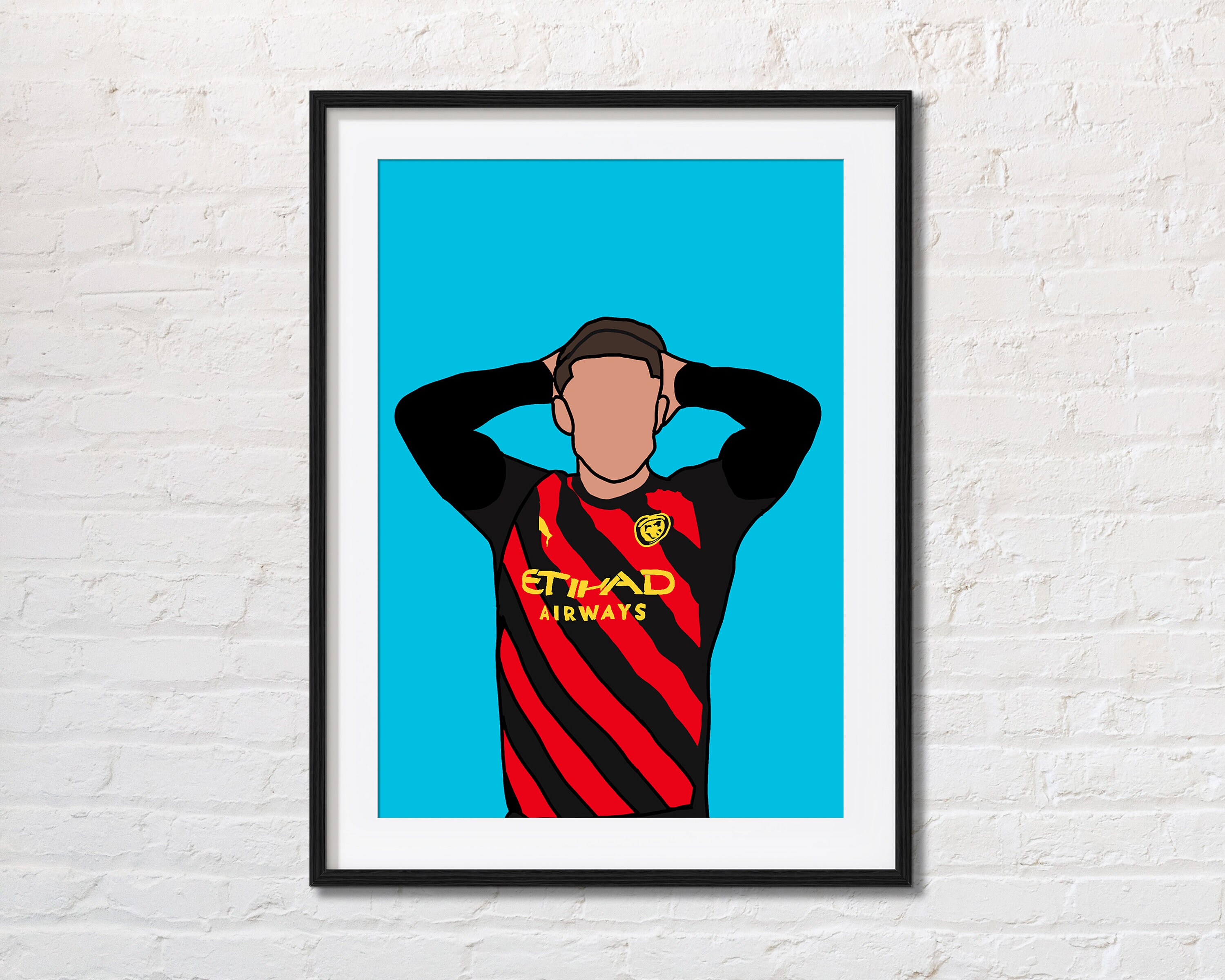 Jack Grealish Art Print, Football Art Print, Football Wall Decor ...