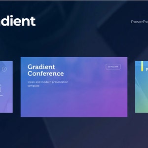 Gradient Powerpoint Template - Simple Editable Pitch Deck - Creative ...