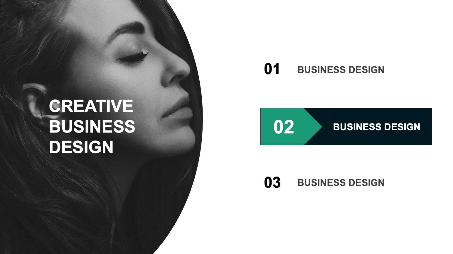 Minimal Green Pitch Deck Style Powerpoint Template | Business Model ...