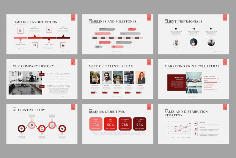 Pitch Deck Keynote Presentation - Slide Deck Template - Course Creator ...