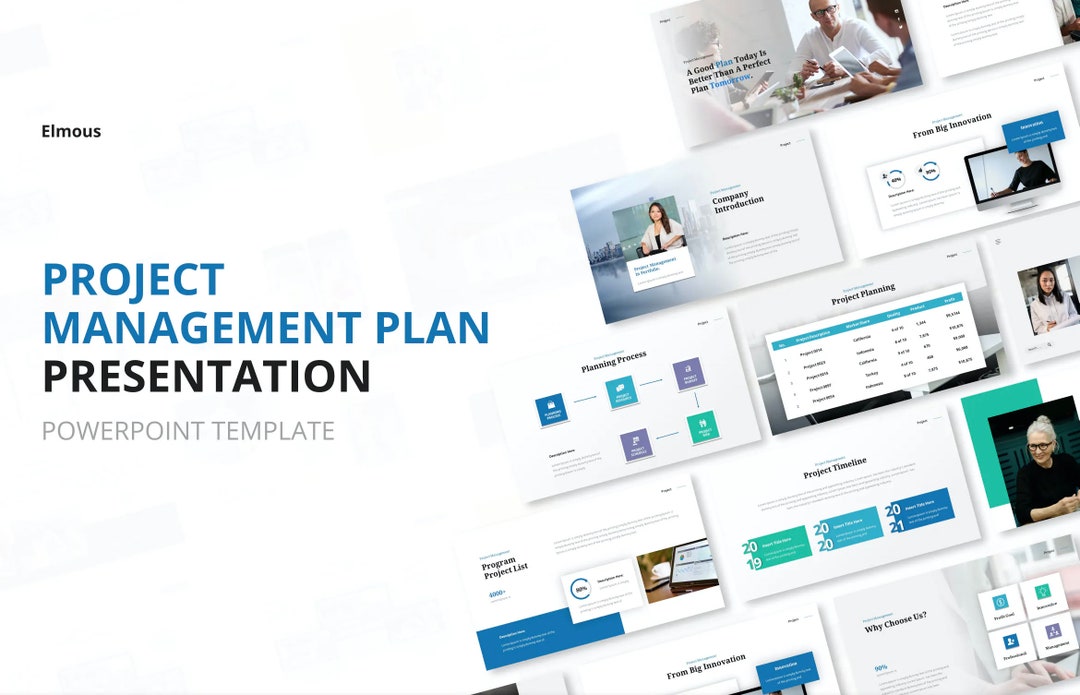 Digital Project Management Template - Editable Powerpoint Deck ...