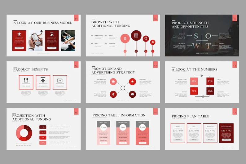 Pitch Deck Keynote Presentation - Slide Deck Template - Course Creator ...