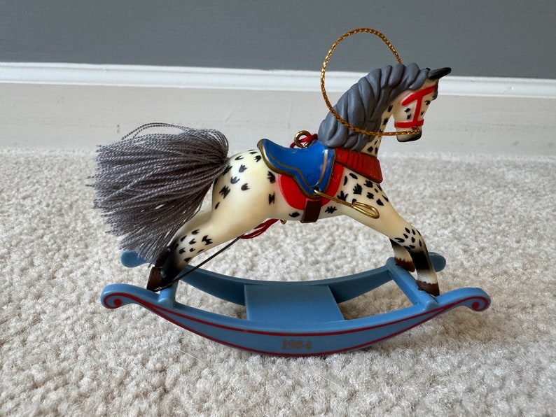 Rocking Horse Hallmark Ornaments 1984 - Etsy